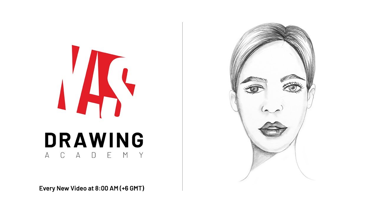 How to Draw Oval Type Face | Easy Oval Type Face Drawing for Beginners ...