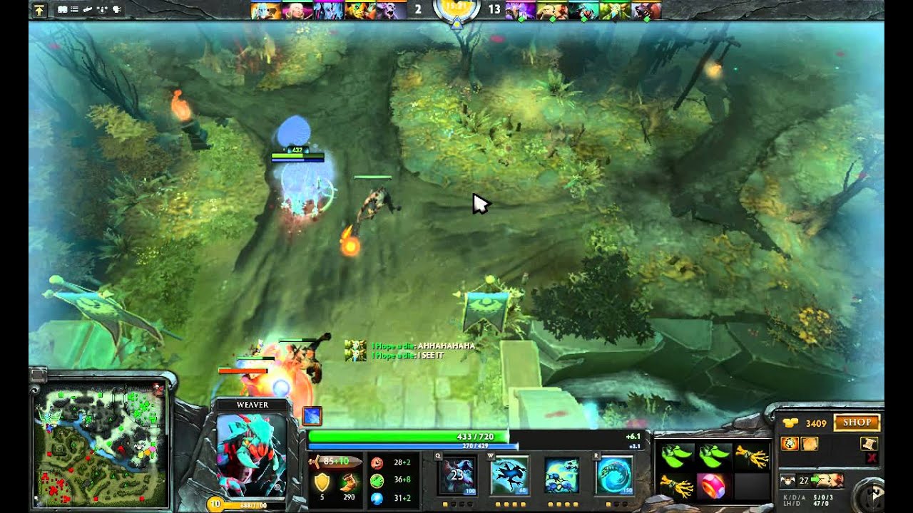 Dota 2 Dream plays Weaver w/Lothar w/Lucifer - YouTube
