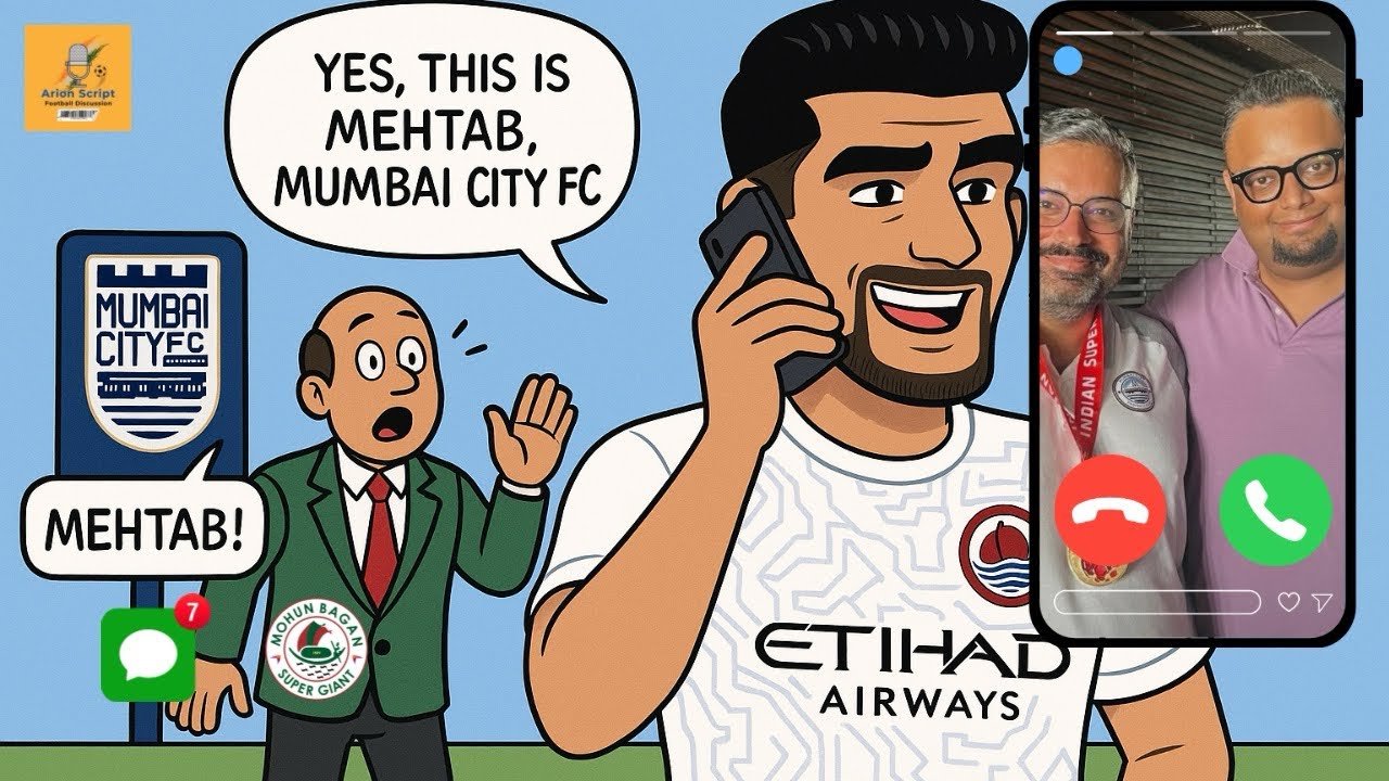 Mehtab Singh কে দ্রুত সিদ্ধান্ত নিতে চাপ Mumbai City FC-র ️MohunBagan ও ...