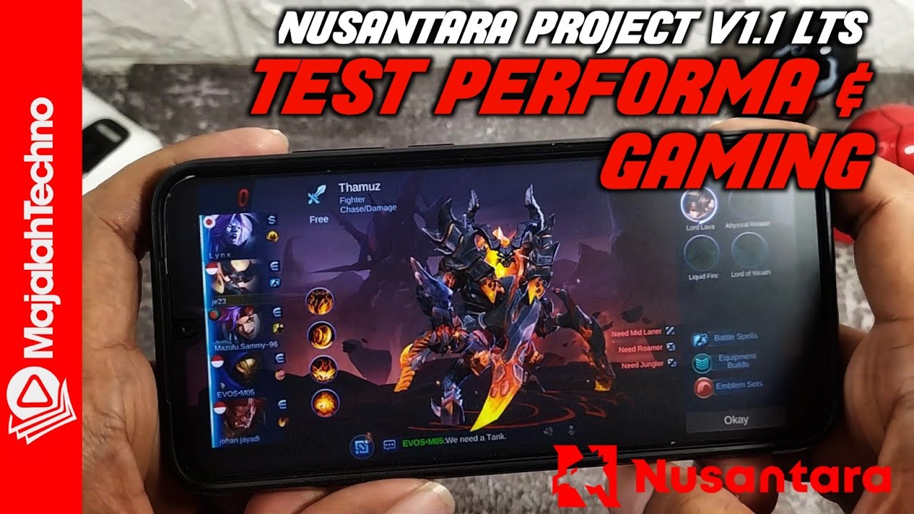 Test Performa Maximal dan Gaming Custom Rom Nusantara Project V1.1 LTS ...
