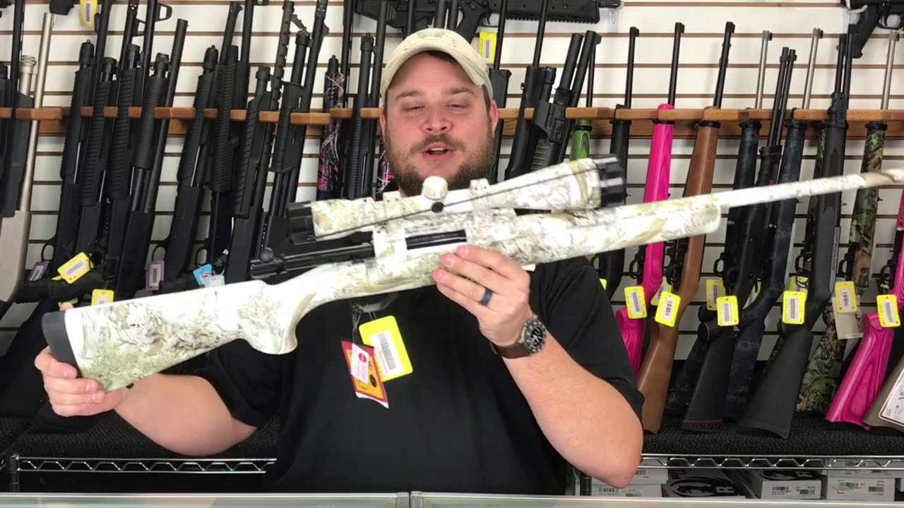 LSI Howa Hogue Snowking .22-250 Remington Bolt Action Rifle - YouTube