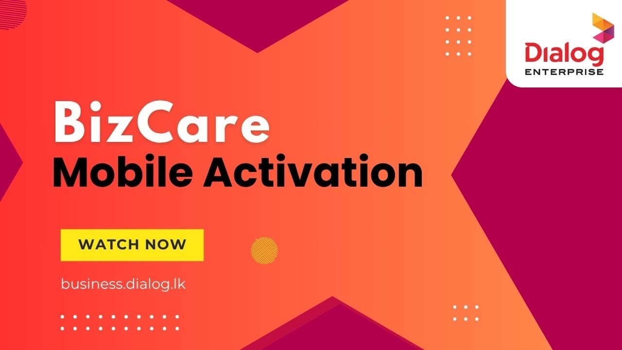 Dialog BizCare - Mobile activation - YouTube