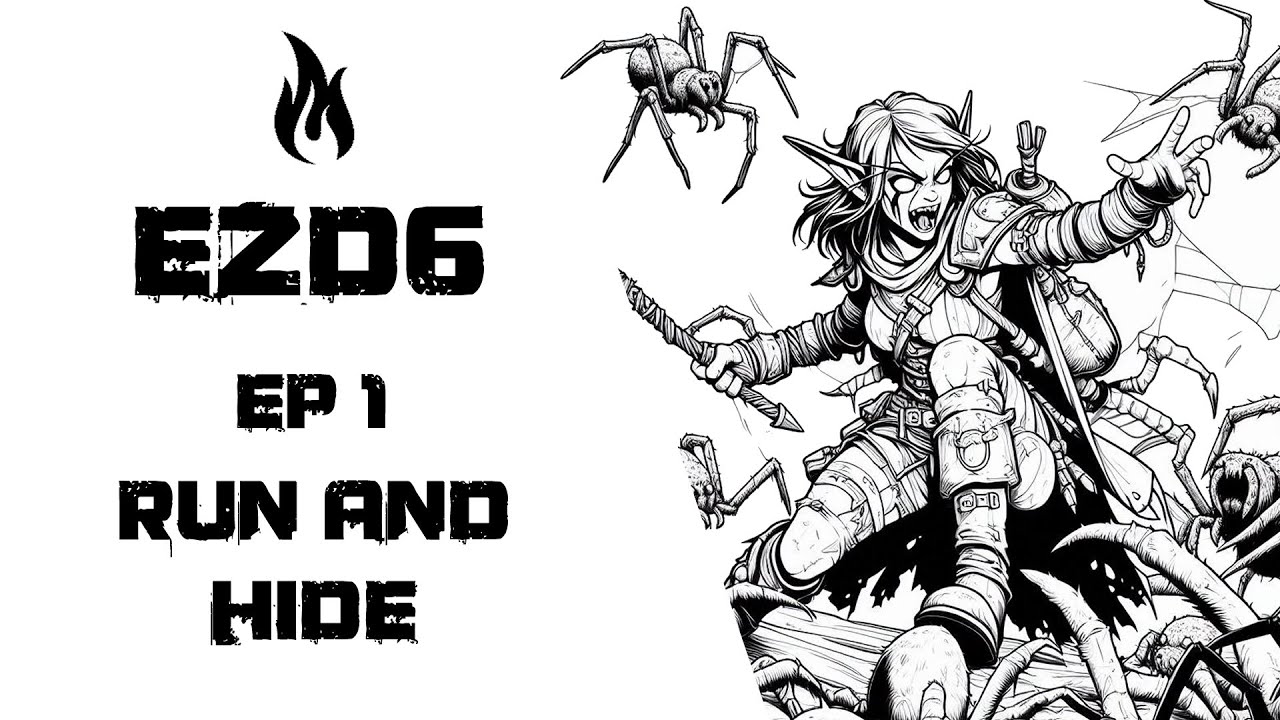 The Black Flame Saga - Ep 3 - EZD6 - Run and Hide - Solo RPG - YouTube