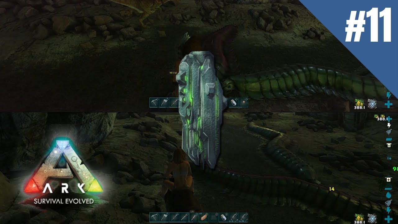 Taking on the Lower South Cave! [11] - The Island, Ark Survival Evolved ...