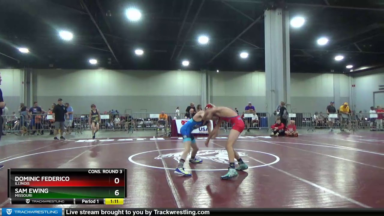 Schoolboy 83 Dominic Federico Illinois Vs Sam Ewing Missouri - YouTube
