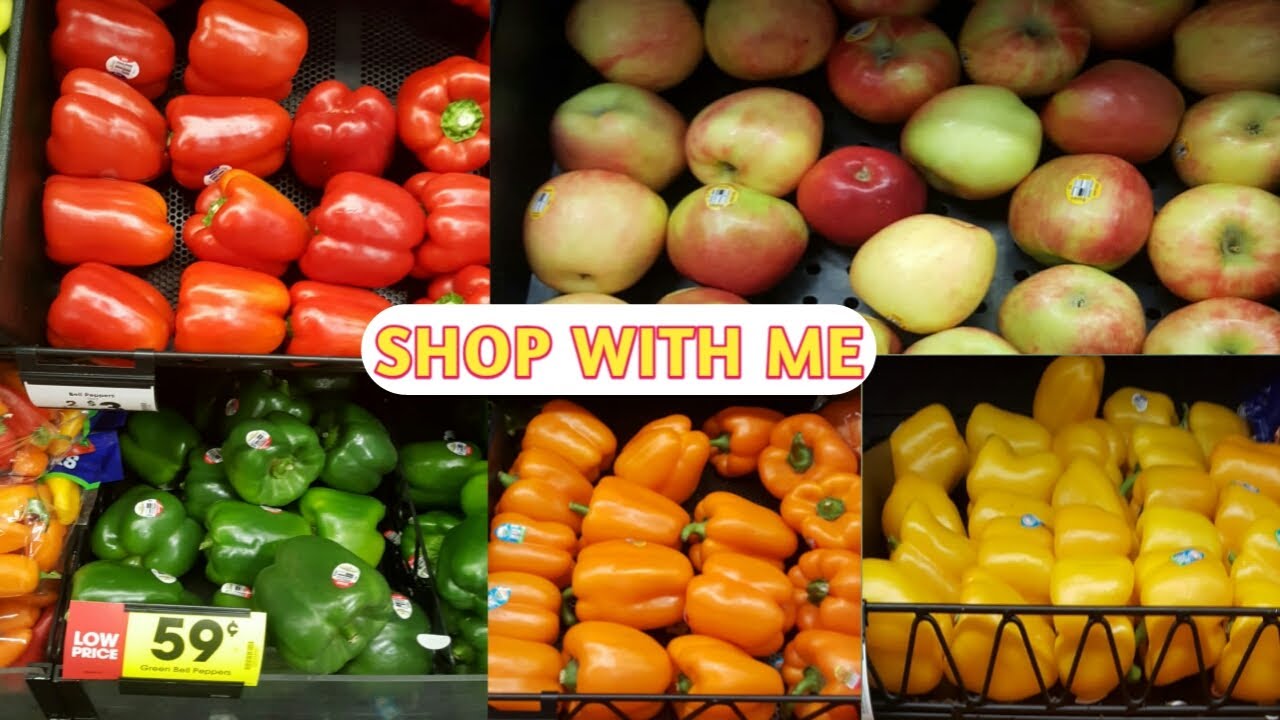 KROGER SHOPPING WITH ME | FRESH FRUITS AND VEGETABLES - YouTube