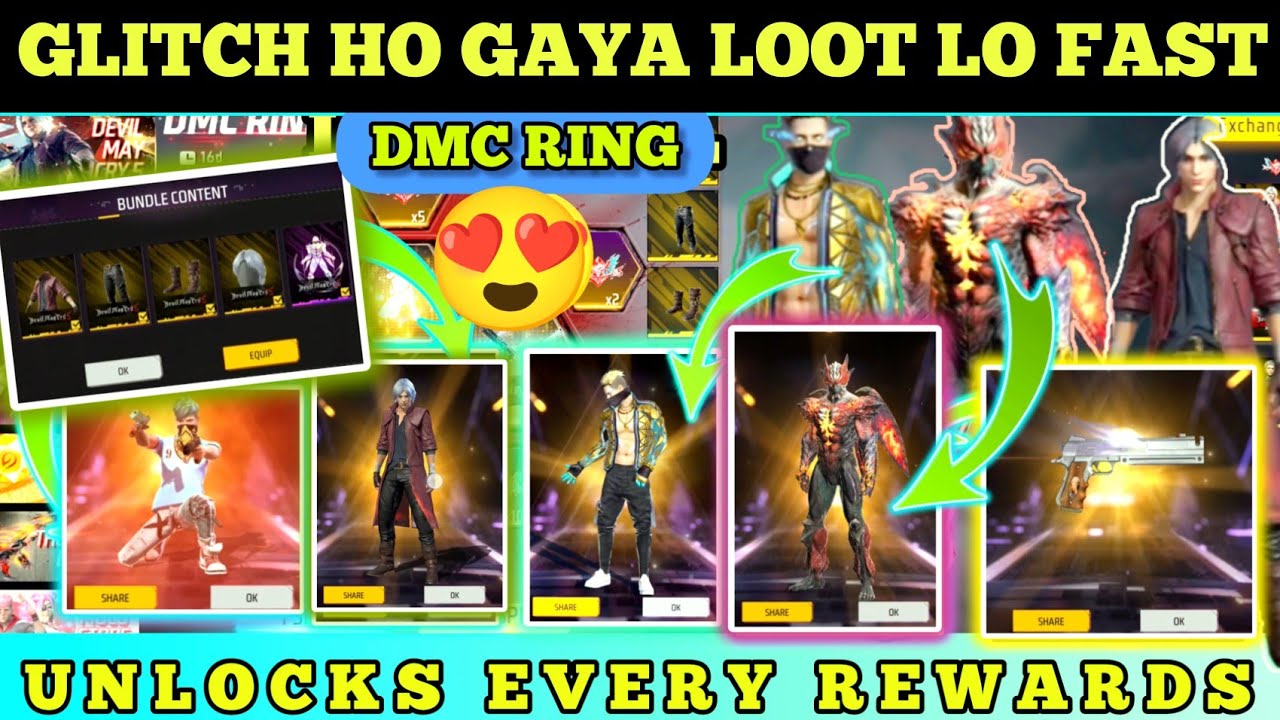 Devil May Cry Event Free Fire | Free Fire DMC Ring Event | Free Fire ...