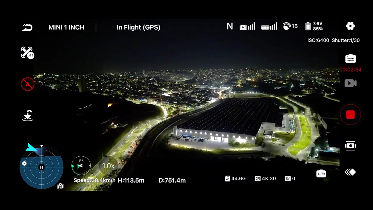 Hubsan Mini 1 inch X Fimi Mini 3 in the night(video1)FPV test - YouTube