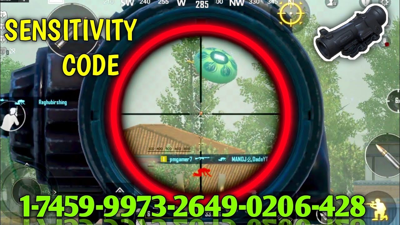 BGMI 3.6 UPDATE SENSITIVITY CODE | BGMI BEST SENSITIVITY SETTINGS ...