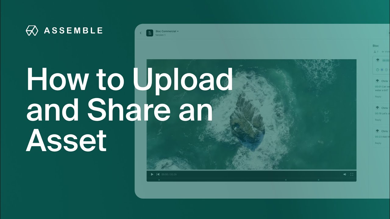 How to Upload and Share an Asset - YouTube