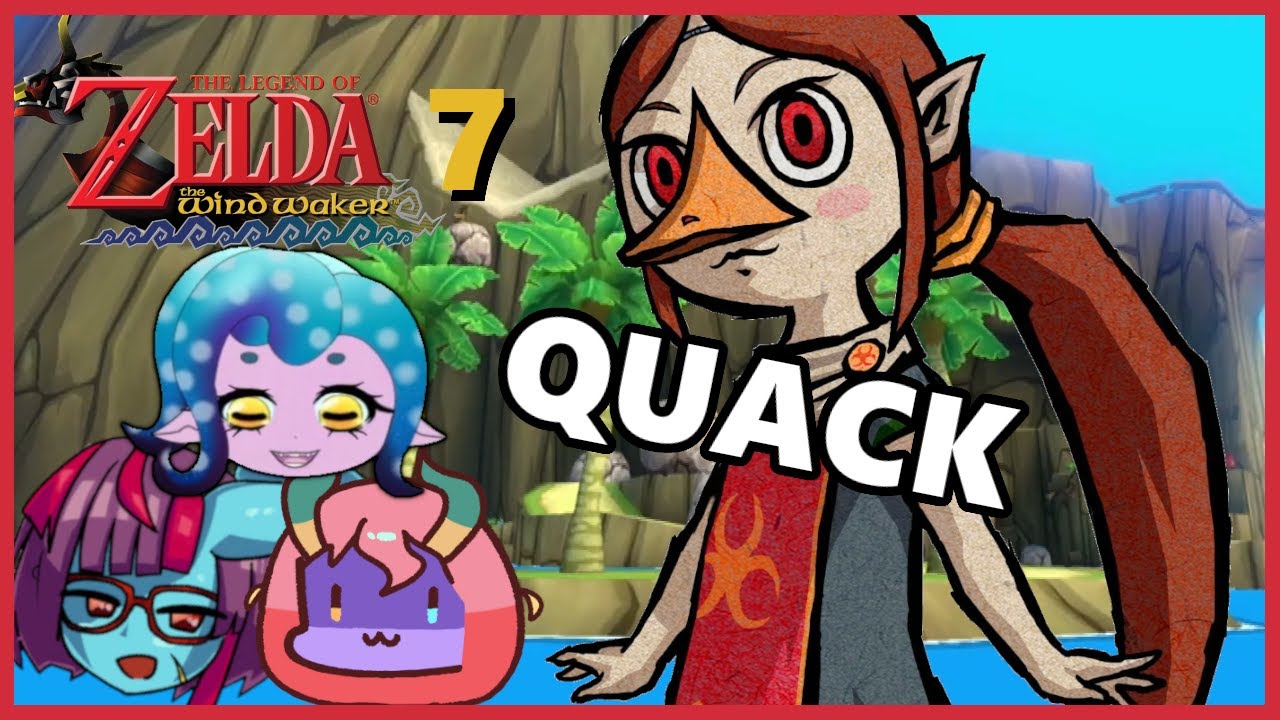 The gang meets a duck | Zelda: Wind Waker HD [Ep 7] - YouTube