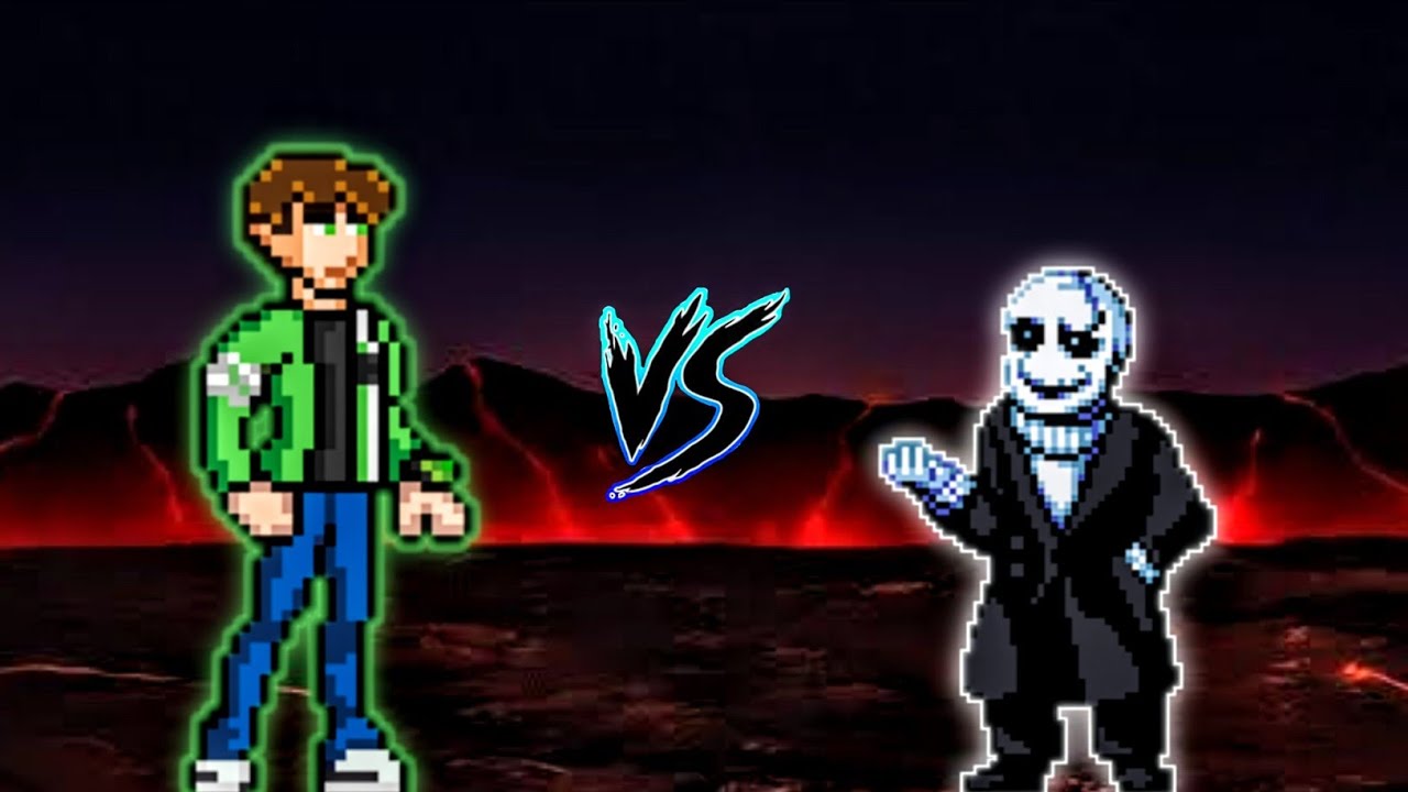 Ben 10 S3 V3 (all form) (New) VS Gaster V2 in Jump Force Mugen - YouTube