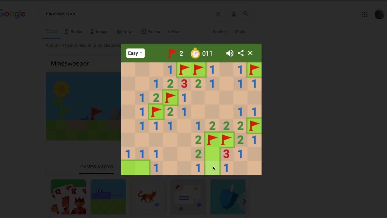 Google Minesweeper Any% - Easy, Web, Mouse/Keyboard in 0m 15s - YouTube