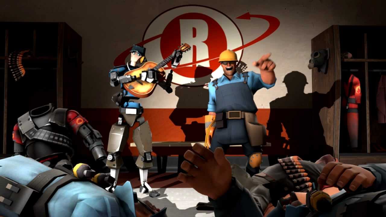 Robot Scout and Engie screw up Meet the Heavy - YouTube