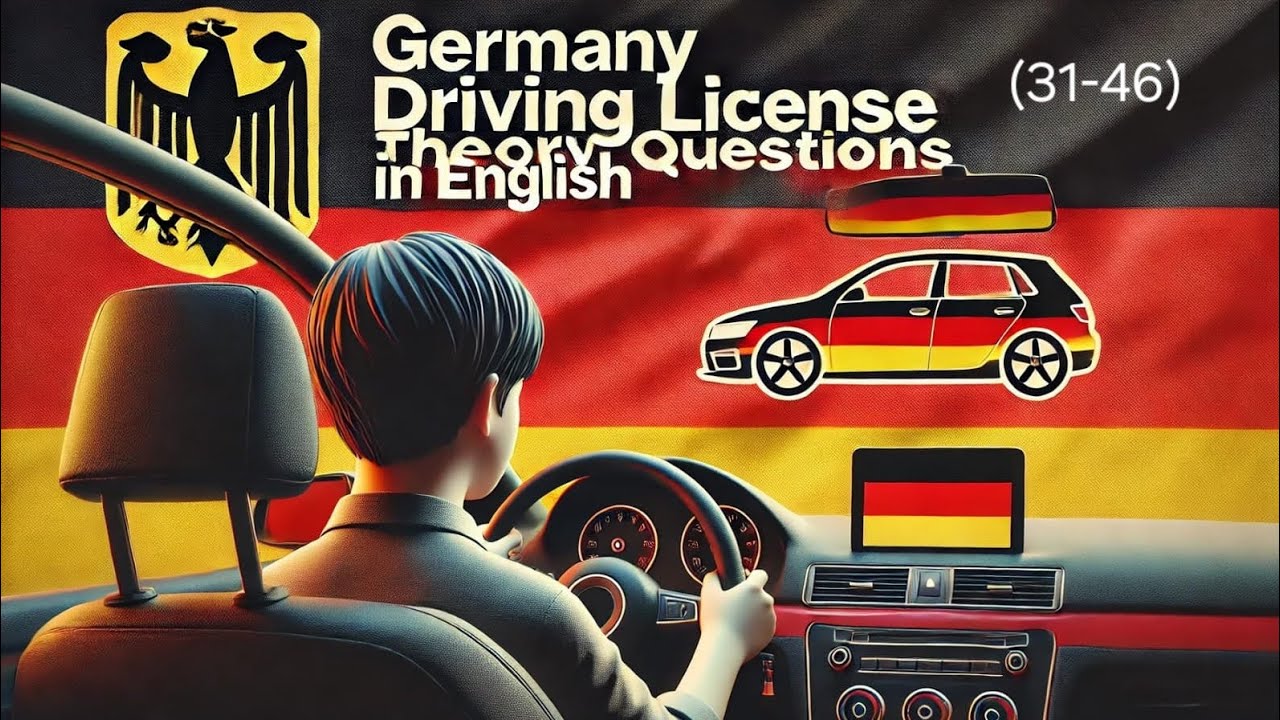 Germany Driving License Theory exam questions (31-46) - YouTube