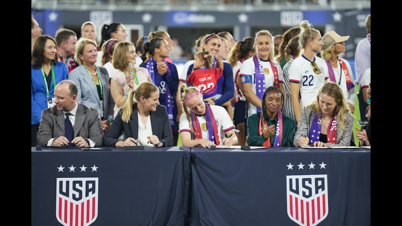 U.S. Soccer & USWNT Sign Historic Collective Bargaining Agreement ...