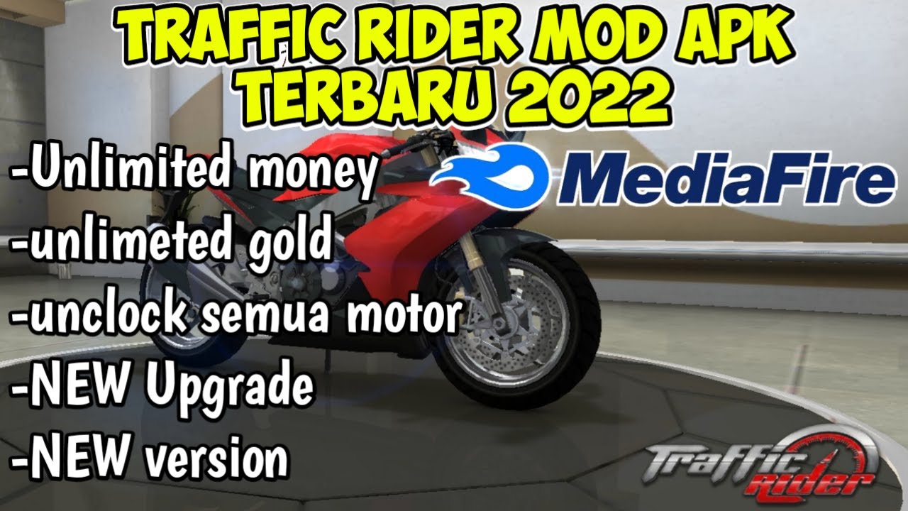 DOWNLOAD TRAFFIC RIDER MOD APK TERBARU 2022🥰UNLIMITED MONEY DAN UNLOCK ...