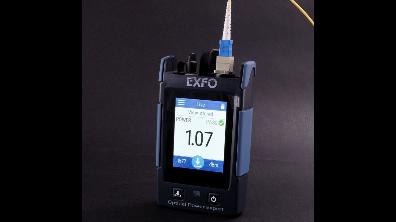 EXFO社製 光パワーメータ PX1 概要 - YouTube