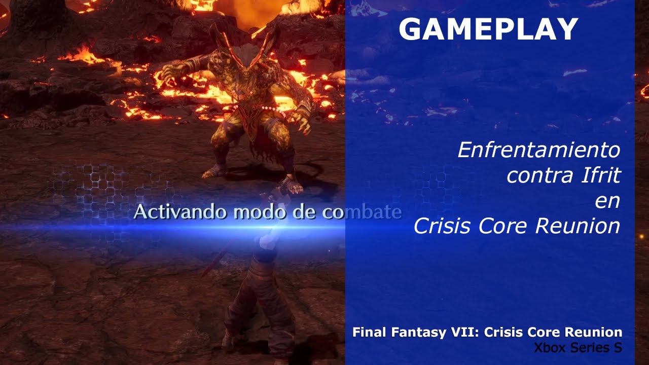 Revancha con Ifrit - Final Fantasy Crisis Core Reunion | Xbox Series S ...