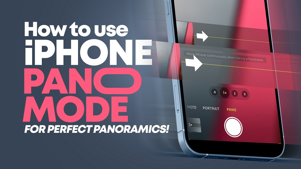 How To Use iPhone PANO mode - YouTube
