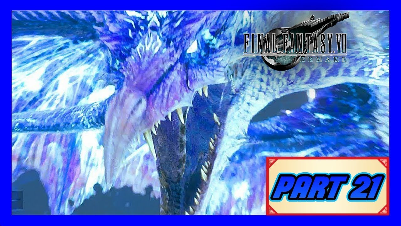 Final Fantasy VII Remake Part 21 - Leviathan Combat Simulation - YouTube