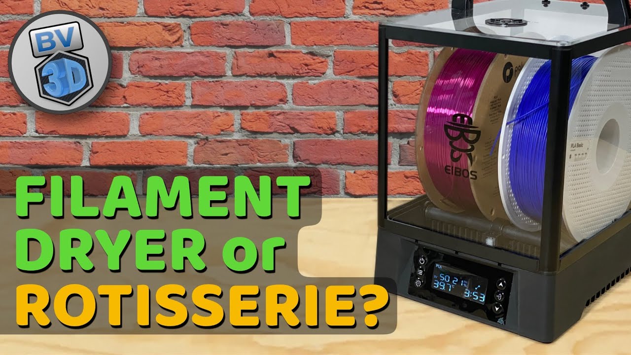 A Filament Dryer With A Spin Cycle! The Eibos Polyphemus! - YouTube