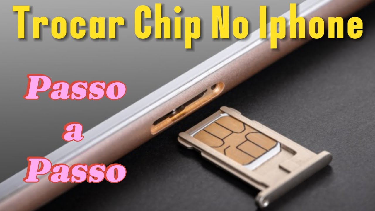 Como colocar o chip no Iphone - troca do SIM no iphone 11 iphone12 ...