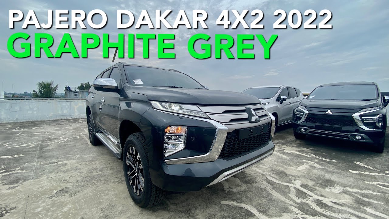 Review Mitsubishi Pajero Sport Dakar 4X2 Graphite Grey Tahun 2022 - in depth tour Indonesia ...
