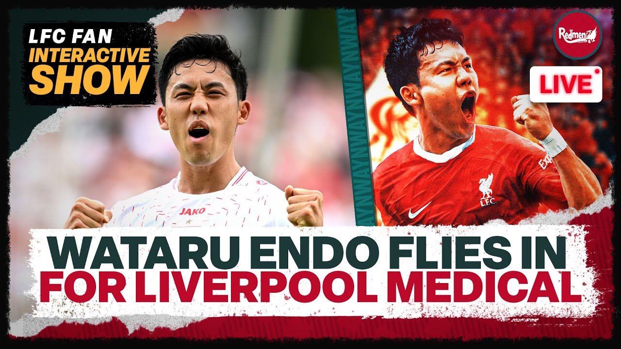 WATARU ENDO FLIES IN FOR LIVERPOOL MEDICAL | LFC Transfer News Update ...