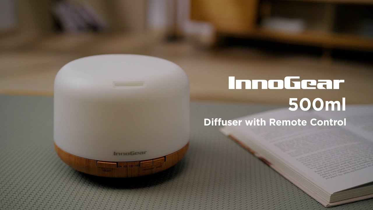 Melt away the stress of the day with the InnoGear 500ml Diffuser AD ...