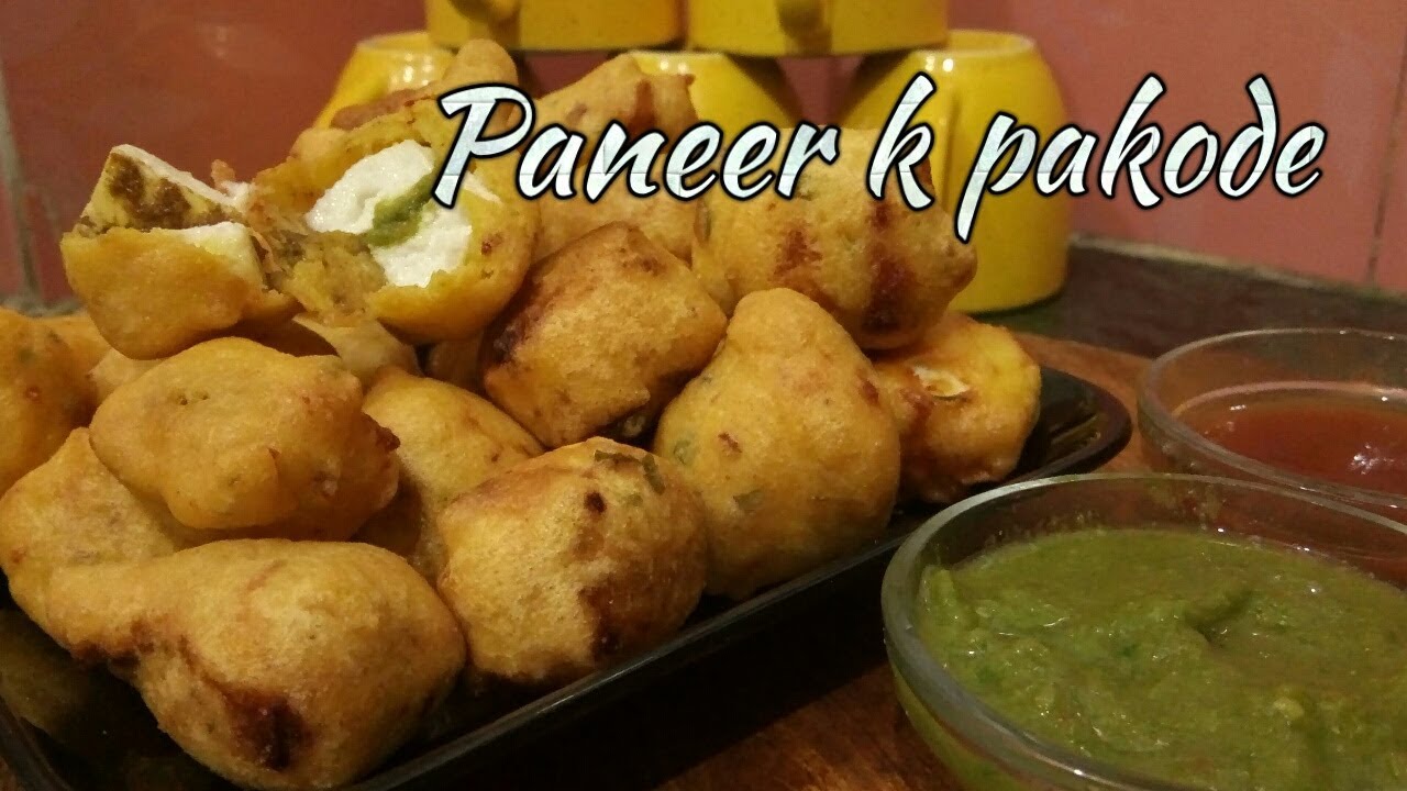 paneer ke pakode || paneer fritters || easy recipe - YouTube