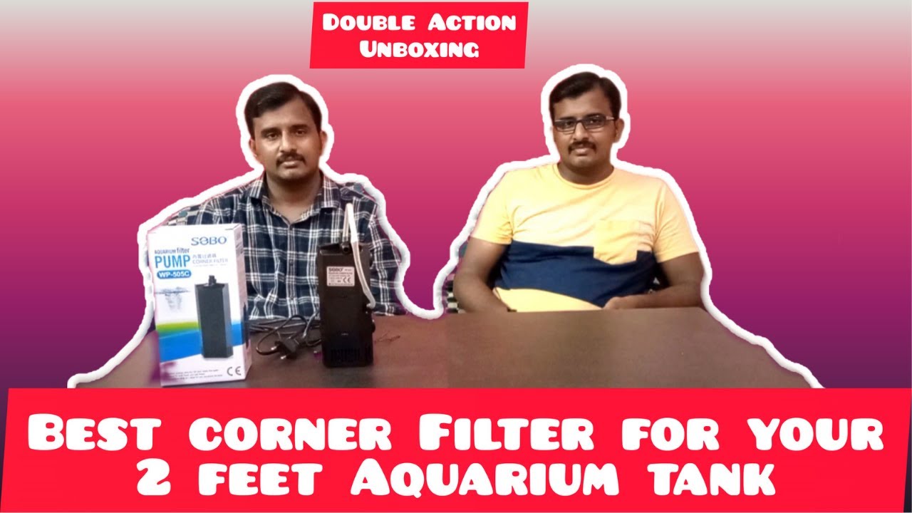 Best Filter for 2 Feet Tank | Corner Filter | Double Action Unboxing ...