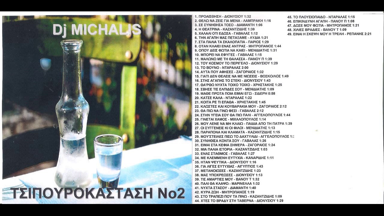 ΤΣΙΠΟΥΡΟΚΑΤΑΣΤΑΣΗ Νο2 Dj MICHALIS - YouTube