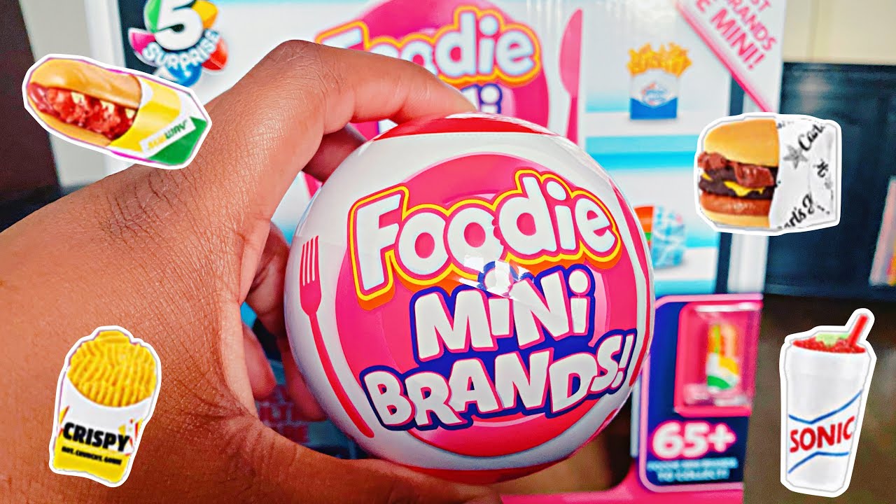 Unboxing New Foodie Mini Brands🍔🍟🍣🥟🍪🌭 + We FINALLY Found SONIC MEGA ...