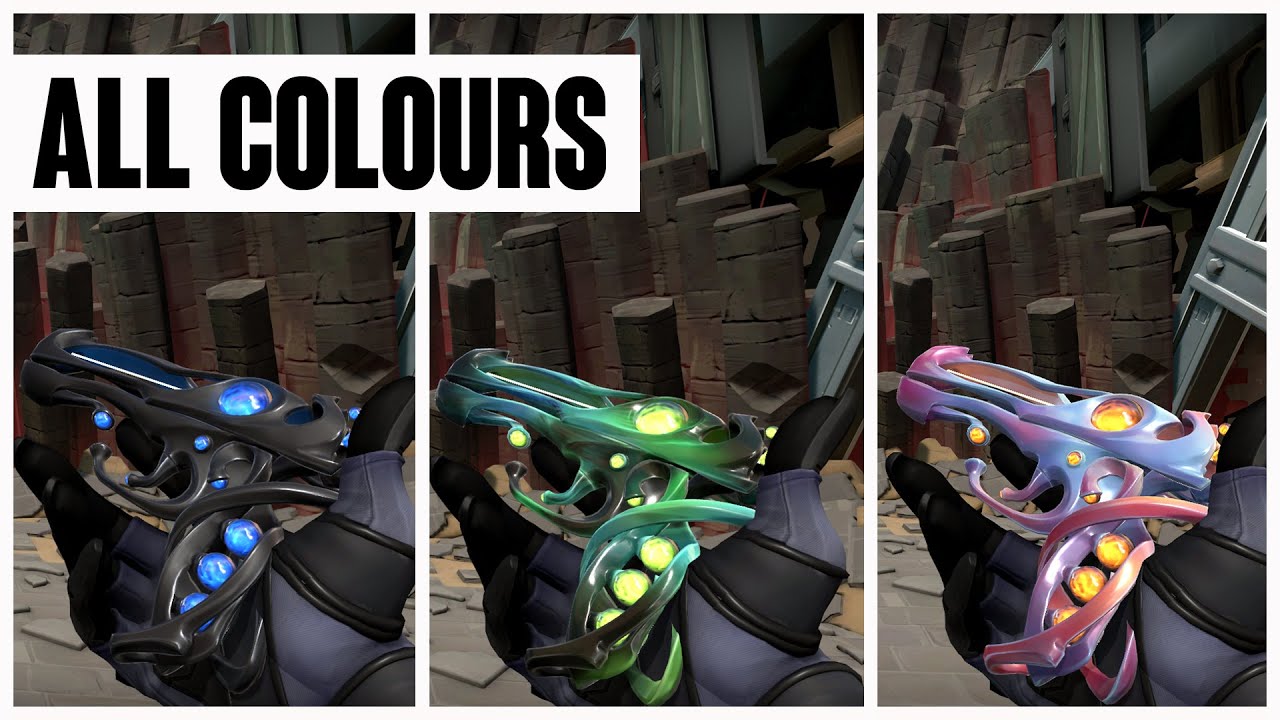 SPLINE CLASSIC SKIN ALL LEVEL ALL COLOURS - VALORANT SPLINE COLLECTION ...