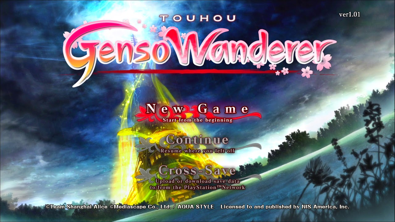 Touhou Genso Wanderer Title Screen (PC, PS4, Vita) - YouTube