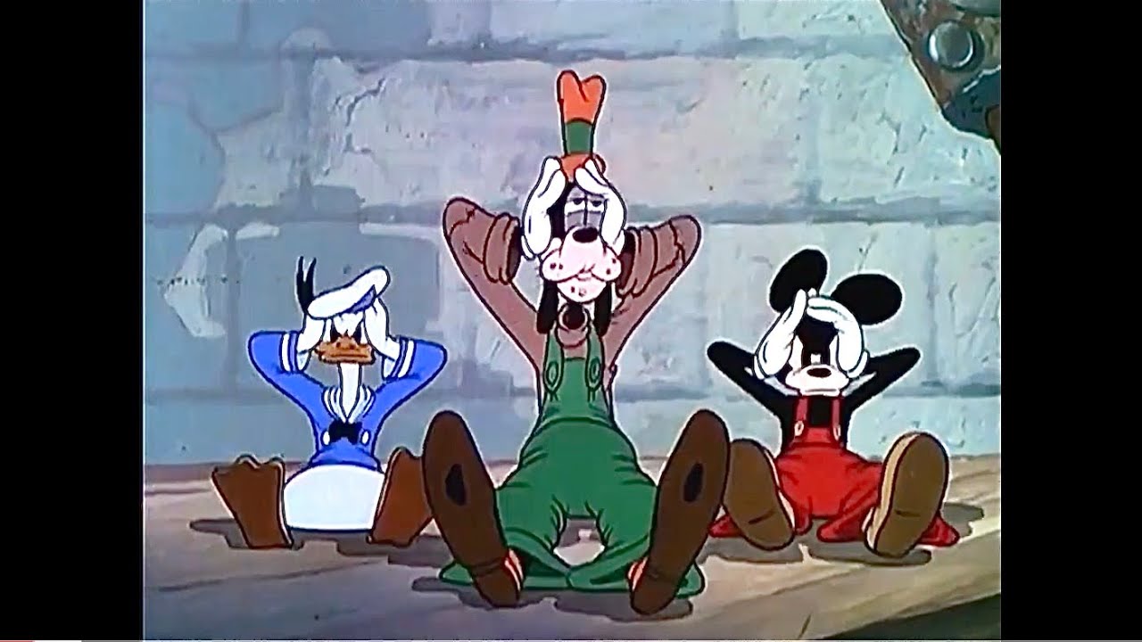 Mickey Mouse Clock Cleaners Reversed Youtube