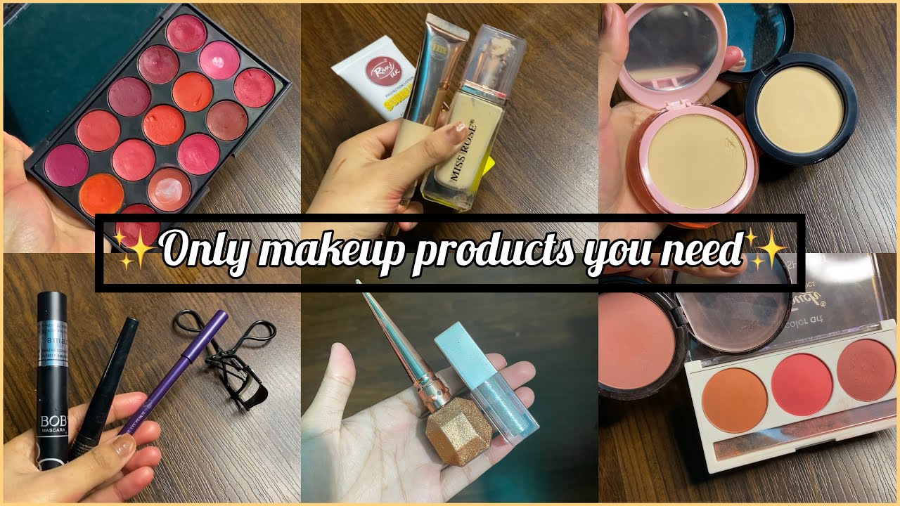 Only makeup products that you need👌🏻 Basic makeup for beginners ♥️ ...