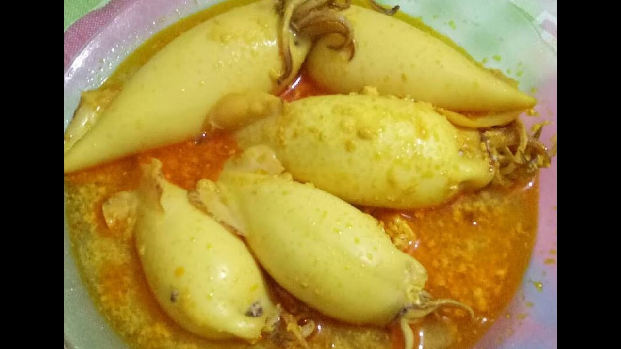 Resep cumi isi tahu relur simple - YouTube