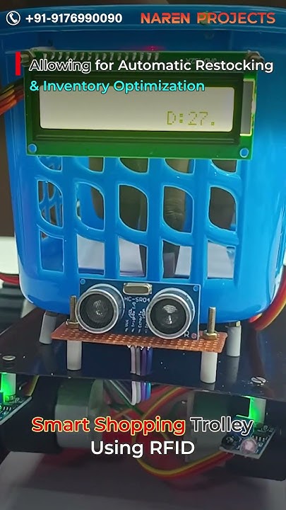 Smart Shopping Trolley Using RFID - YouTube