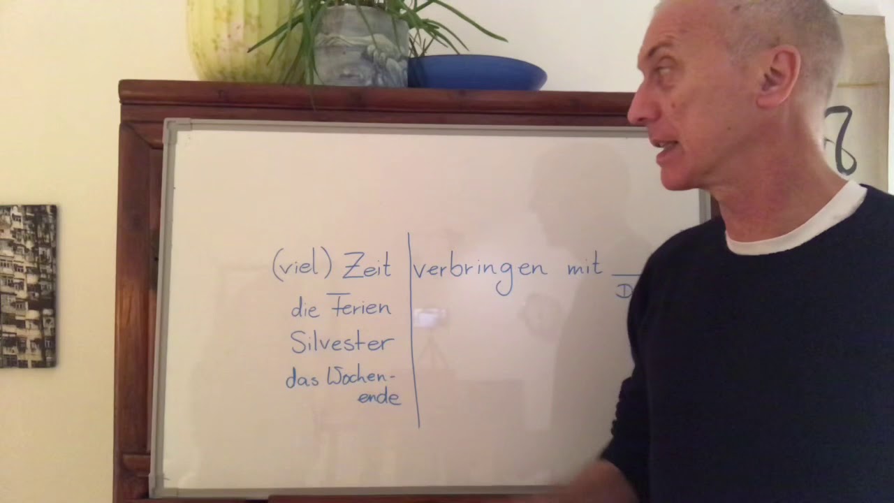 (A2-6-3) Nomen+Verb: Zeit verbringen - YouTube