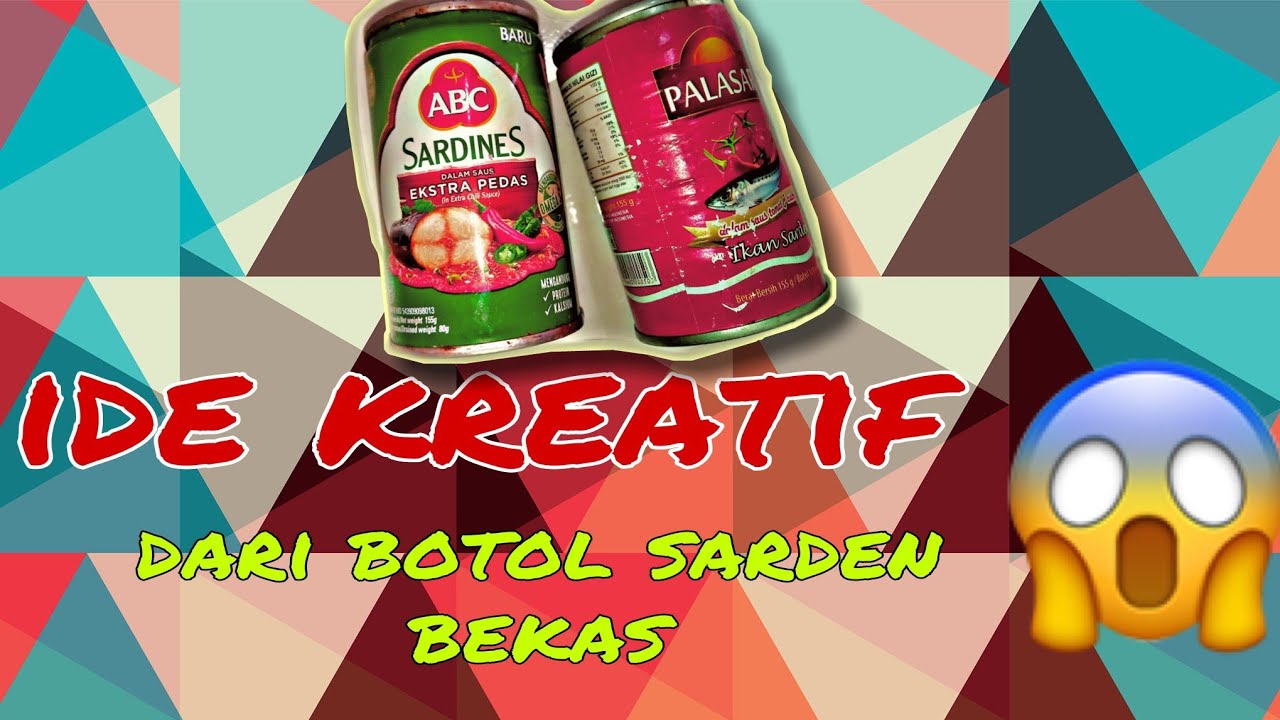 Tutorial membuat tempat sendok dari kaleng bekas - YouTube