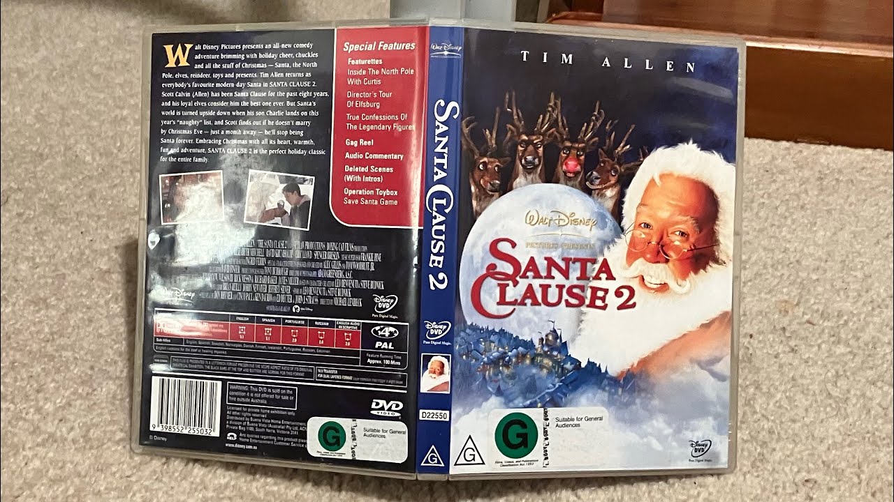 Opening and Closing To "The Santa Clause 2" (Walt Disney Home ...