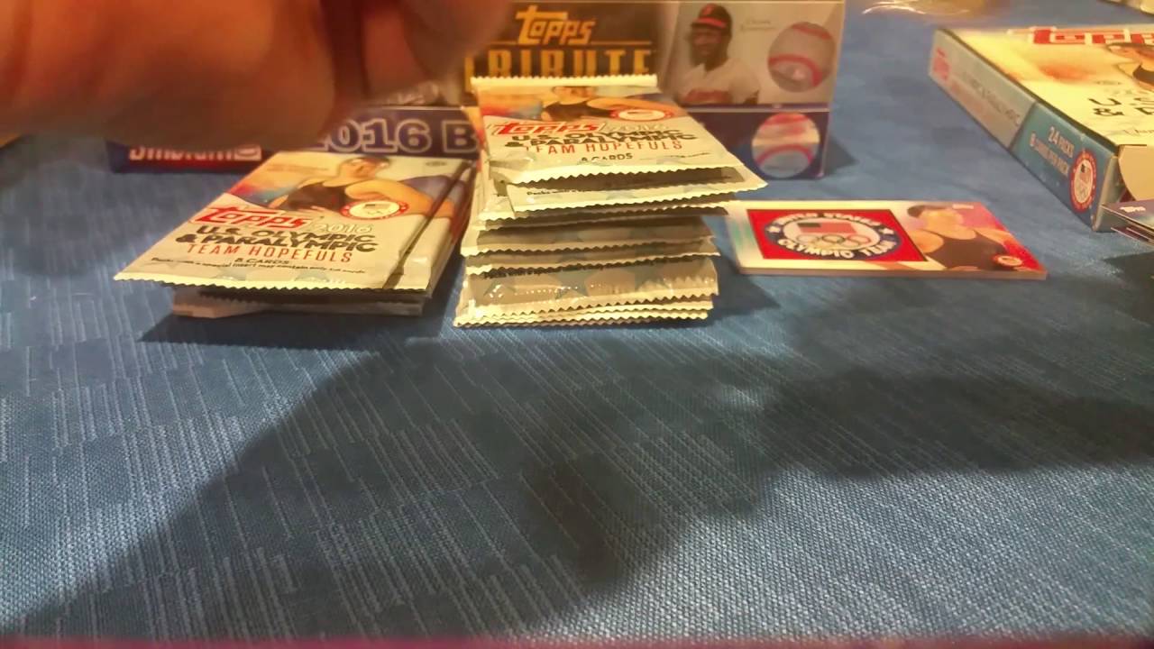 2016 Topps Olympics Box Review For Sports Collectors Daily With 2 Bonus ...