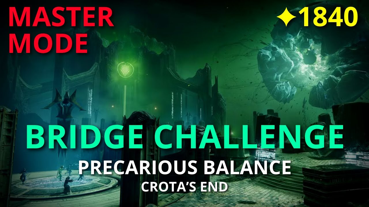 Bridge Challenge - Master 1840 Crota's End | Destiny 2 (PS5) - YouTube