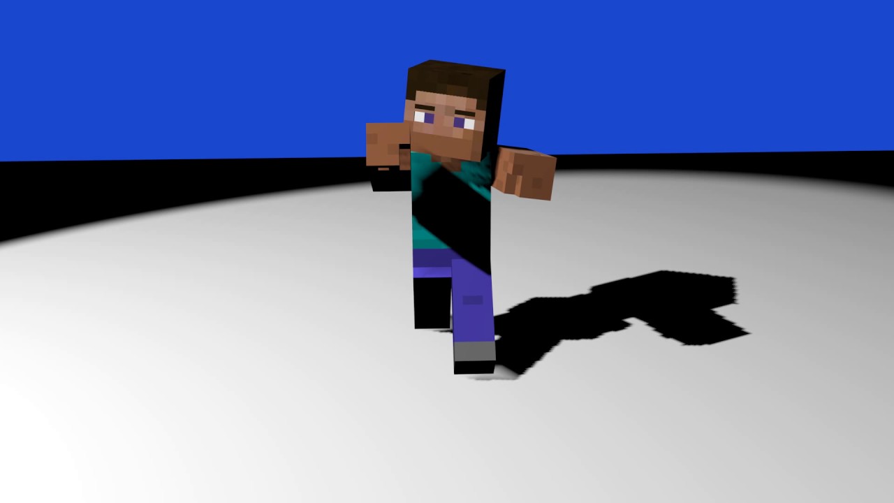 Zombie or Steve - Minecraft - Blender animation - YouTube