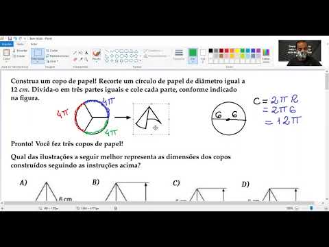 Planificação de um cone - YouTube