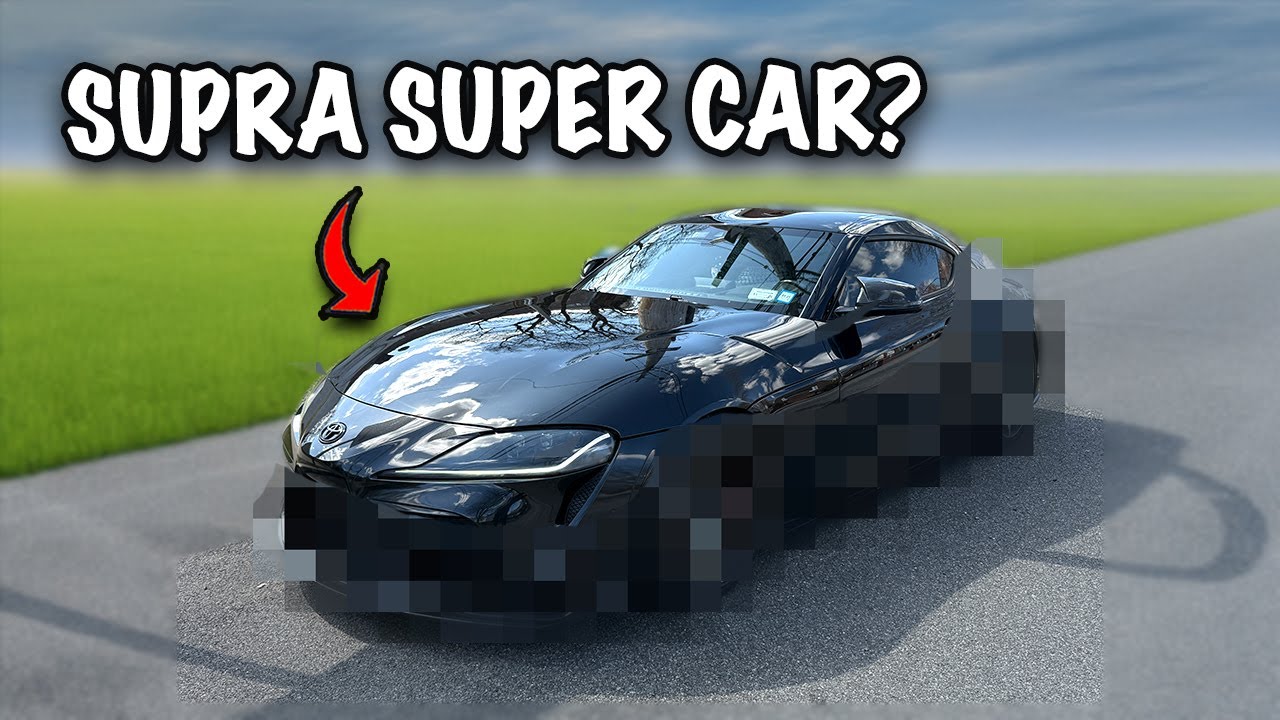 Making the GR Supra look like a Super car.... - YouTube