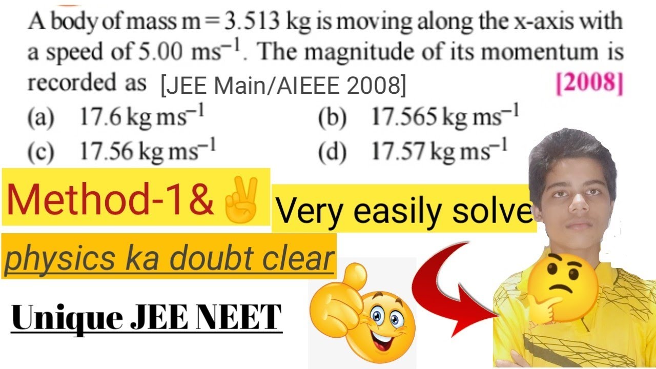 AIEEE solve paper|units and measurements class11| JEE Main PYQ 2008 ...