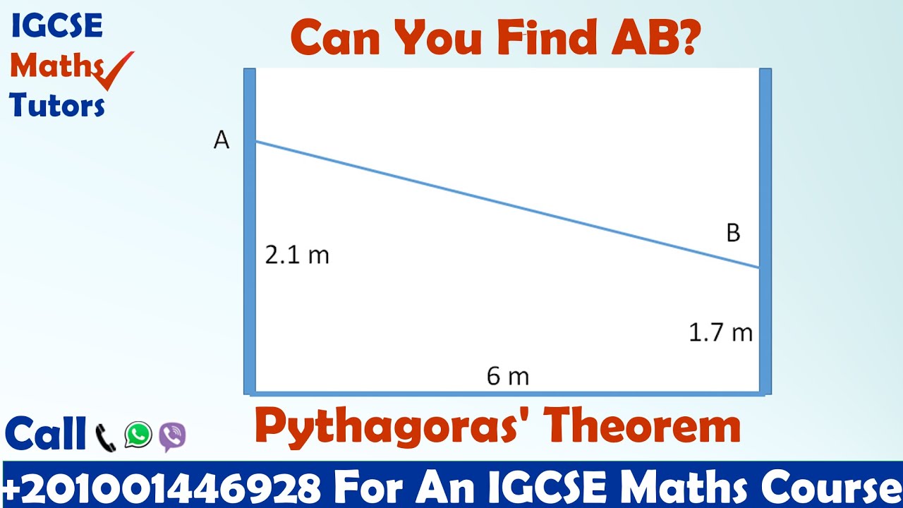 IGCSE Maths Tutors: Explaining Pythagoras' Theorem Through An IGCSE ...
